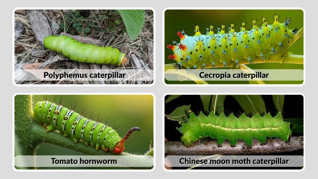 Luna Moth Caterpillar : Identification, Diet, Care, Life Cycle