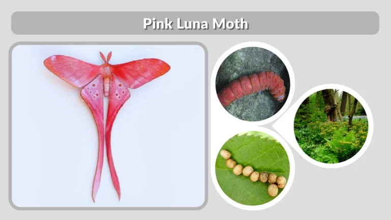 Pink Luna Moth: Identification, Caterpillar & Variants