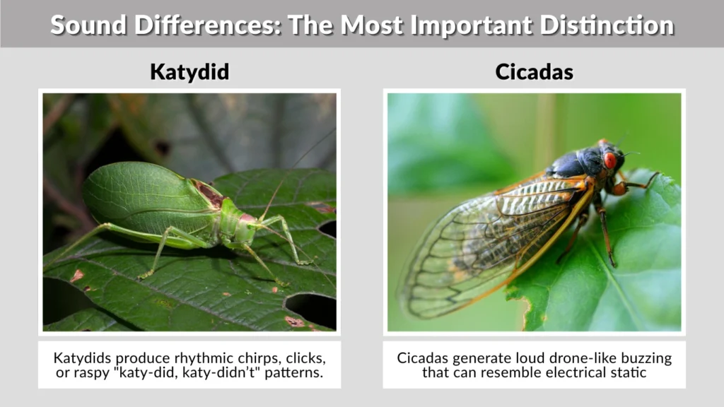 Katydid vs Cicada vs Locust: 7 Key Differences Between them