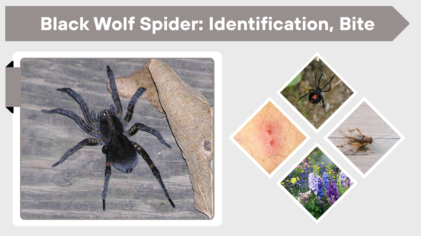 Black Wolf Spider: Identification, Bite, Size & Facts