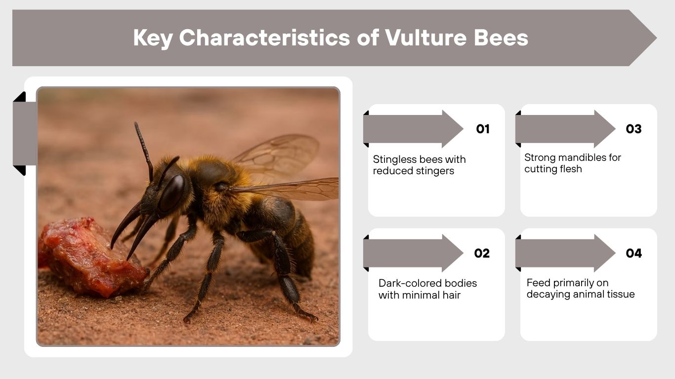 Bees That Make Honey from Meat (Facts About Vulture Bees)
